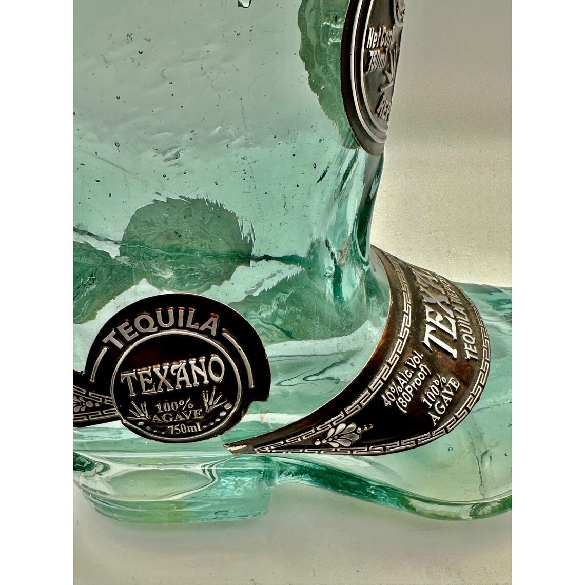Tequila Texano Reposado Cowboy Glass Boot Empty 750ml Bottle Only No ...
