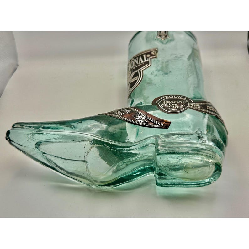Tequila Texano Reposado Cowboy Glass Boot Empty 750ml Bottle Only No ...