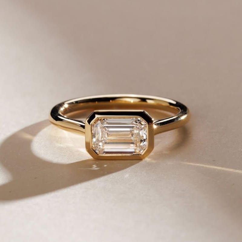 Emerald Bezel 2 Ct - Etsy