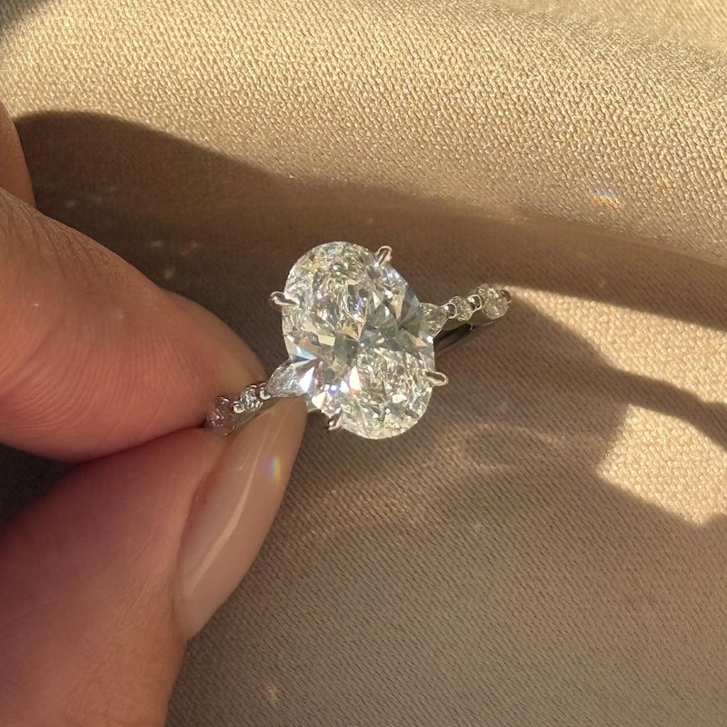 Crushed Ice Oval Shaped - Etsy