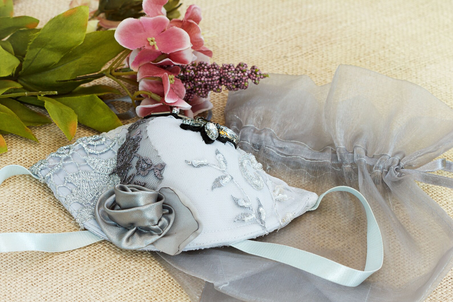 Face Mask Bra, Ultra Soft Satin Fabric Handmade, Dust Face Masks, Eco ...