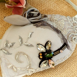 Face Mask Bra, Ultra Soft Satin Fabric Handmade, Dust Face Masks, Eco ...