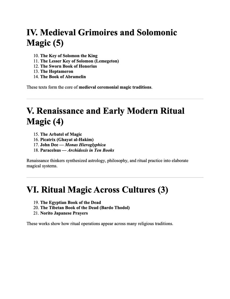 Ritual Magic & Ceremonial Operations — Ancient Magical Rites, Grimoires ...