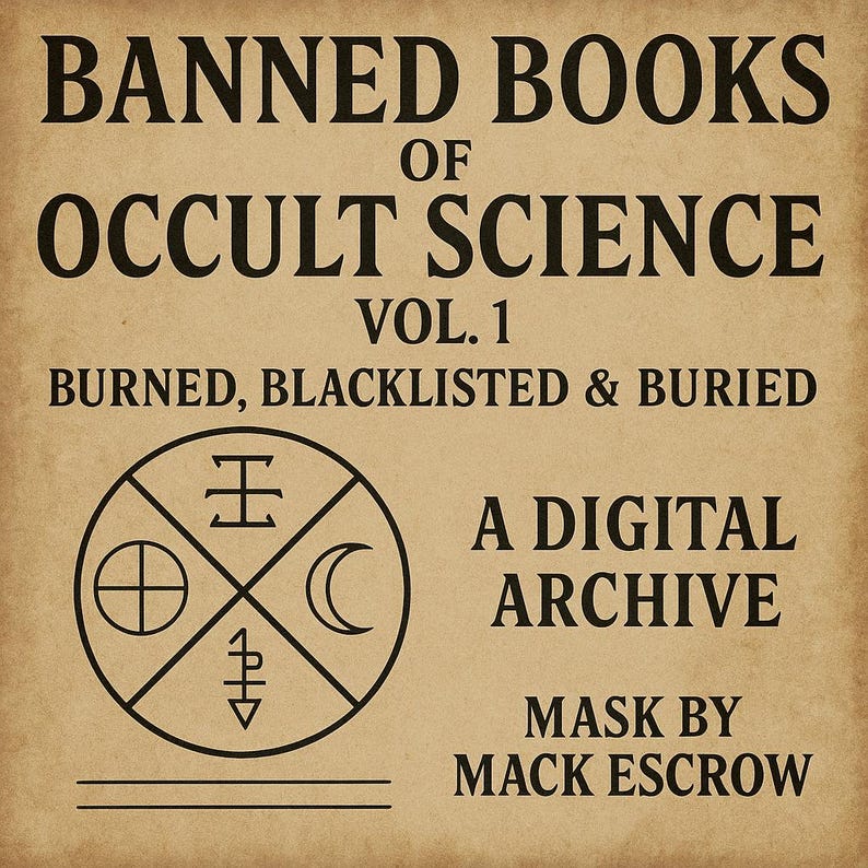 Banned Books of Occult Science Vol. 1 – Grimoires, Heretic Texts ...