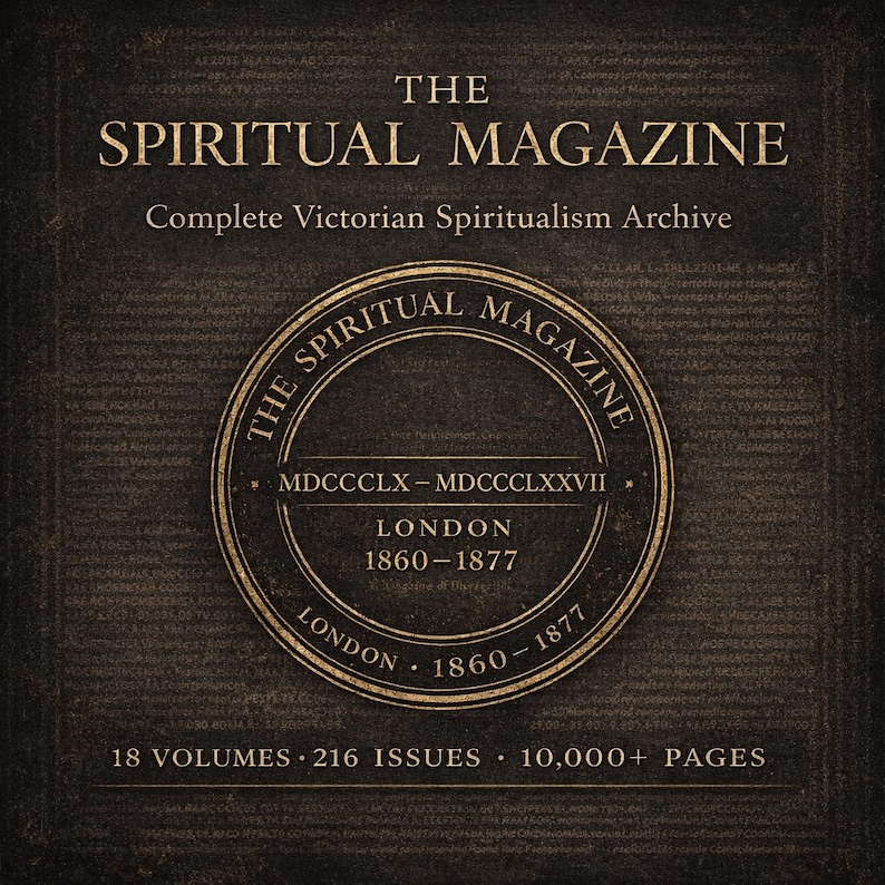 THE SPIRITUAL MAGAZINE (1860–1877) — Complete Victorian Spiritualism ...