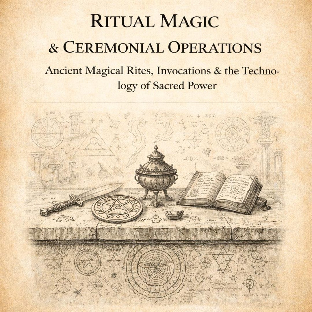 Ritual Magic & Ceremonial Operations — Ancient Magical Rites, Grimoires ...