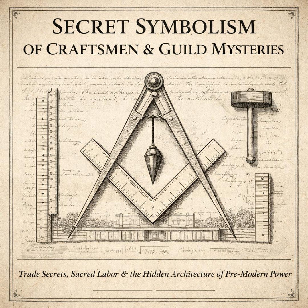 Secret Symbolism of Craftsmen & Guild Mysteries | Trade Secrets, Sacred ...