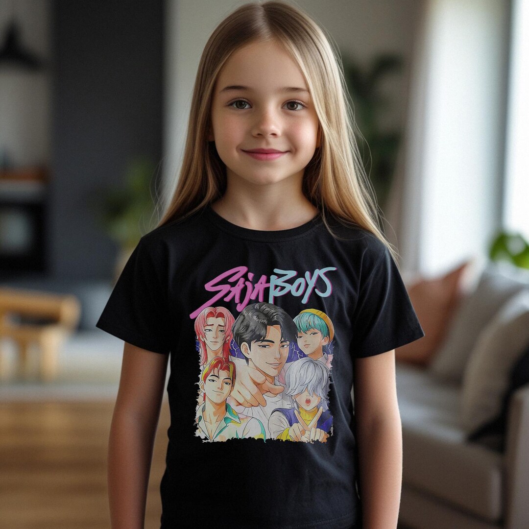 Kpop Demon Hunters T-shirt, Saja Boys Boy Band Shirt, Kpop Saja Boys ...