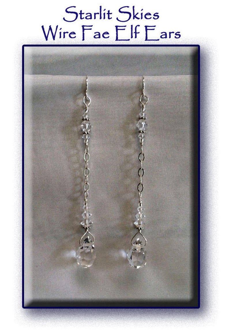 Elf Ears With Earrings to Match Crafted in Sterling Silver - Etsy