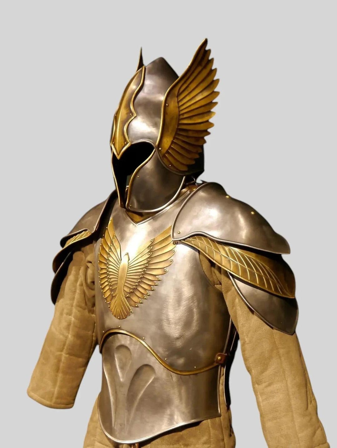 Medieval Knight Elven Cuirass With Helmet- Elven Full Body Armor- Larp ...