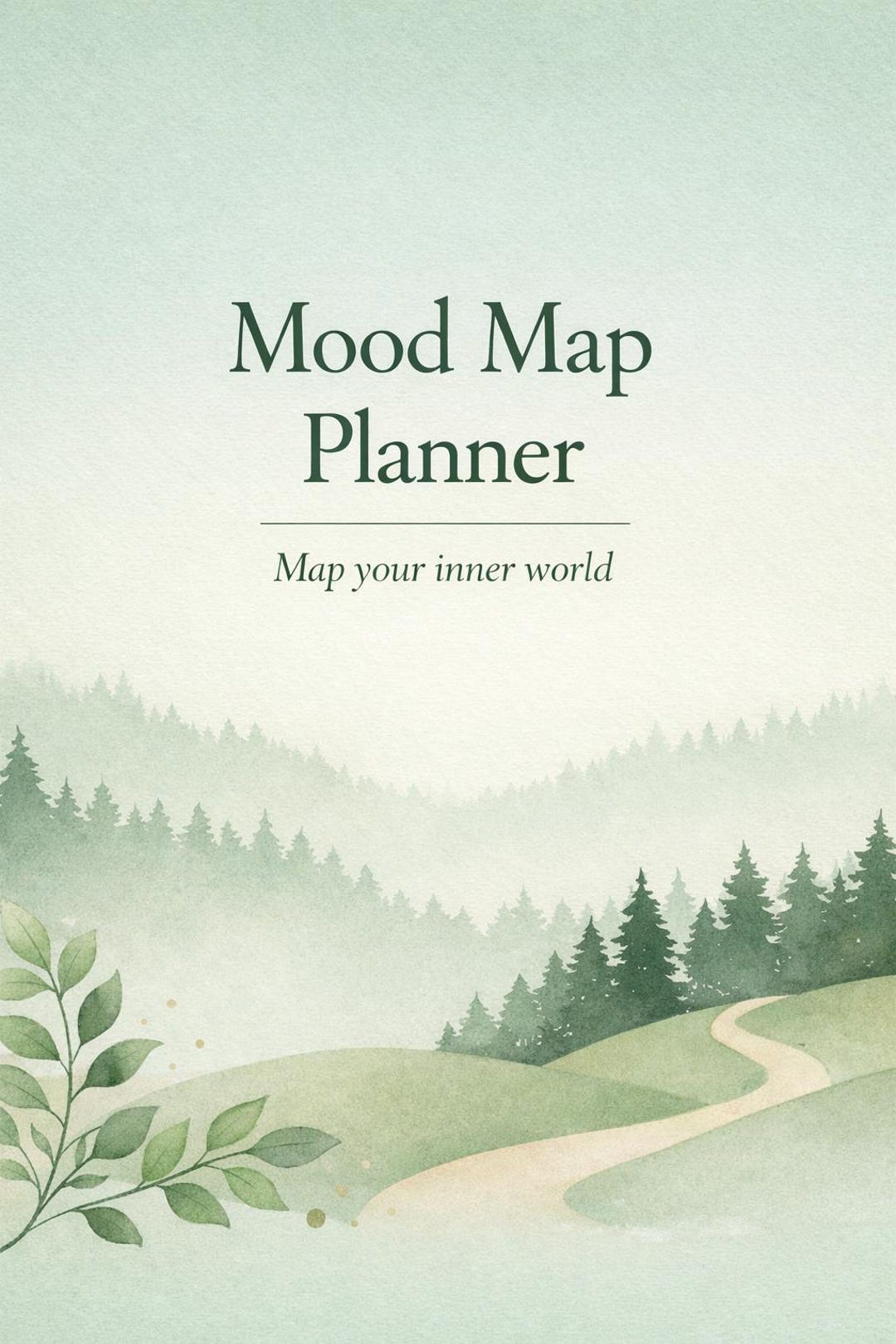 Mood Map Planner | Mental Health Journal | Mood & Emotion Tracker ...