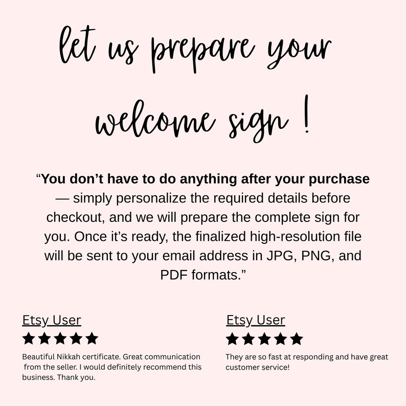 Ottoman Nikkah Reception Sign, Muslim Welcome to Wedding Customized ...