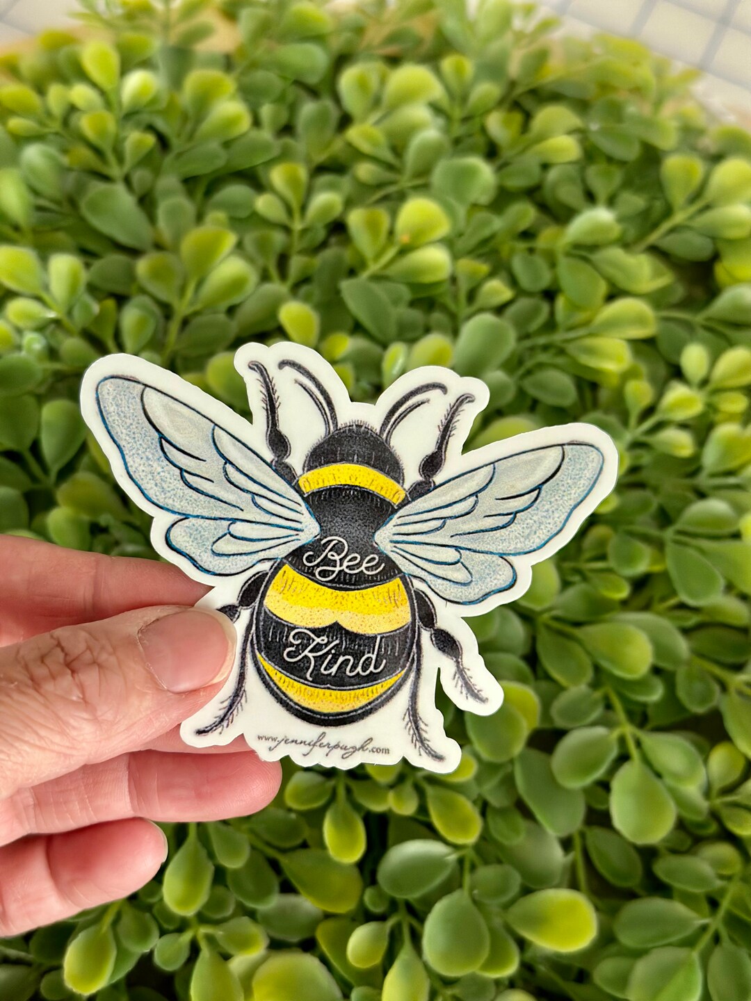 Bee Kind - Sticker - by Jennifer Pugh - Etsy