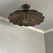 Vintage Brass Floral Ceiling Light Fixture: Handmade Antique Style Lamp ...