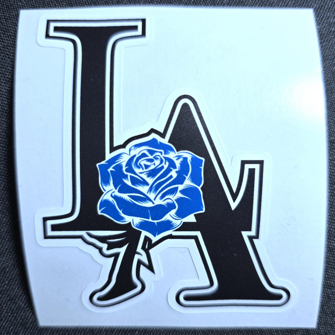 Los Angeles X Ado Logo Stickers - Etsy