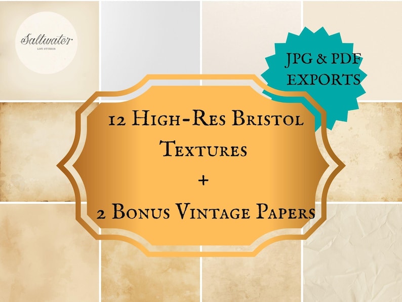 Bristol Board Digital Paper Textures: Procreate, Tattoo Stencils (JPG ...