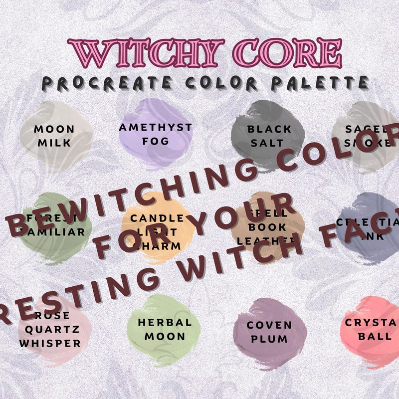 Witch Color Palette - Etsy