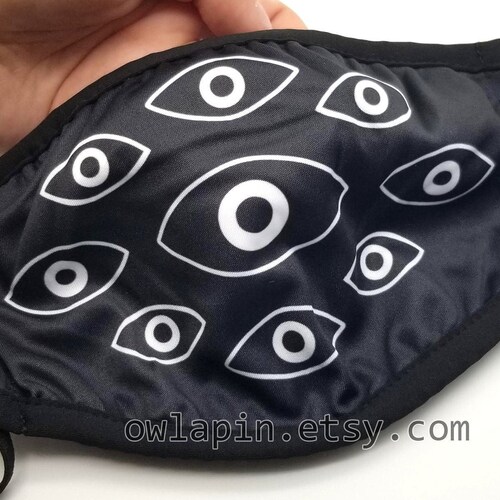 Candy Monster Creepy Cute Dust Face Mask With Filter Pocket - Etsy