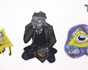 GRAVITY FALLS Stickers, Waterproof, Reusable Vinyl Stickers for Laptop ...