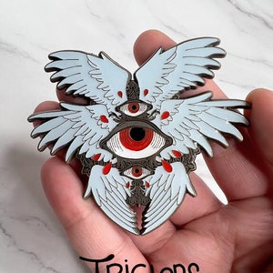 Seraphim Angel Enamel Pin - Etsy