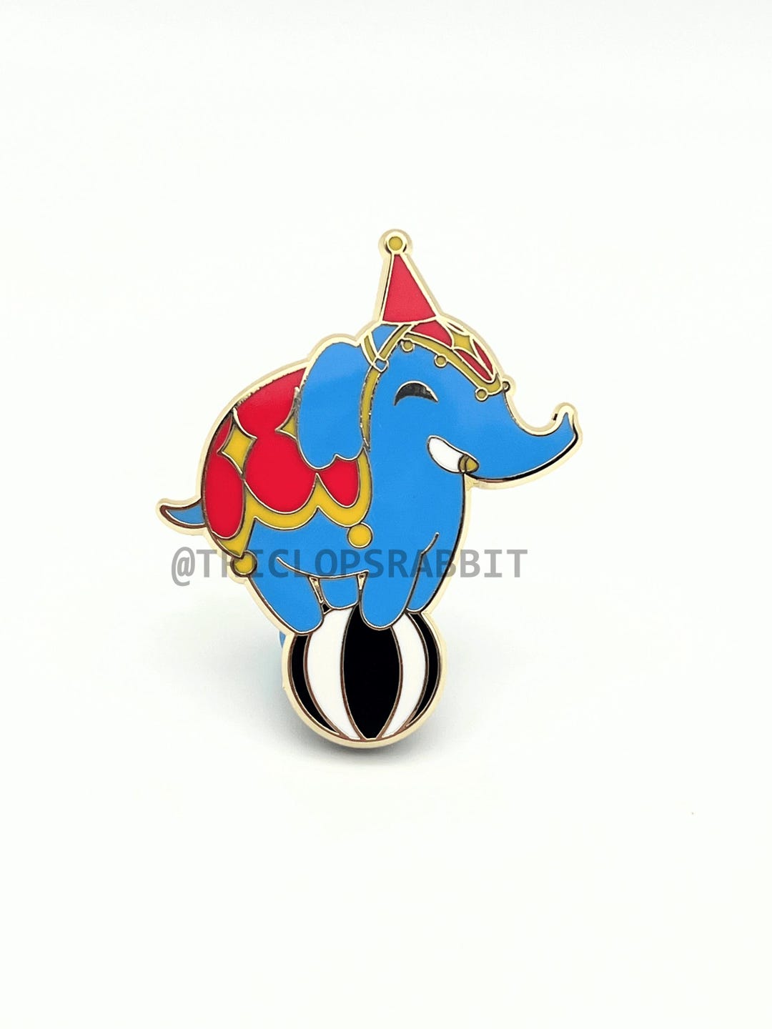 Cute Circus Elephant Enamel Pin - Etsy