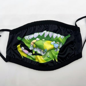 Candy Monster Creepy Cute Dust Face Mask With Filter Pocket - Etsy