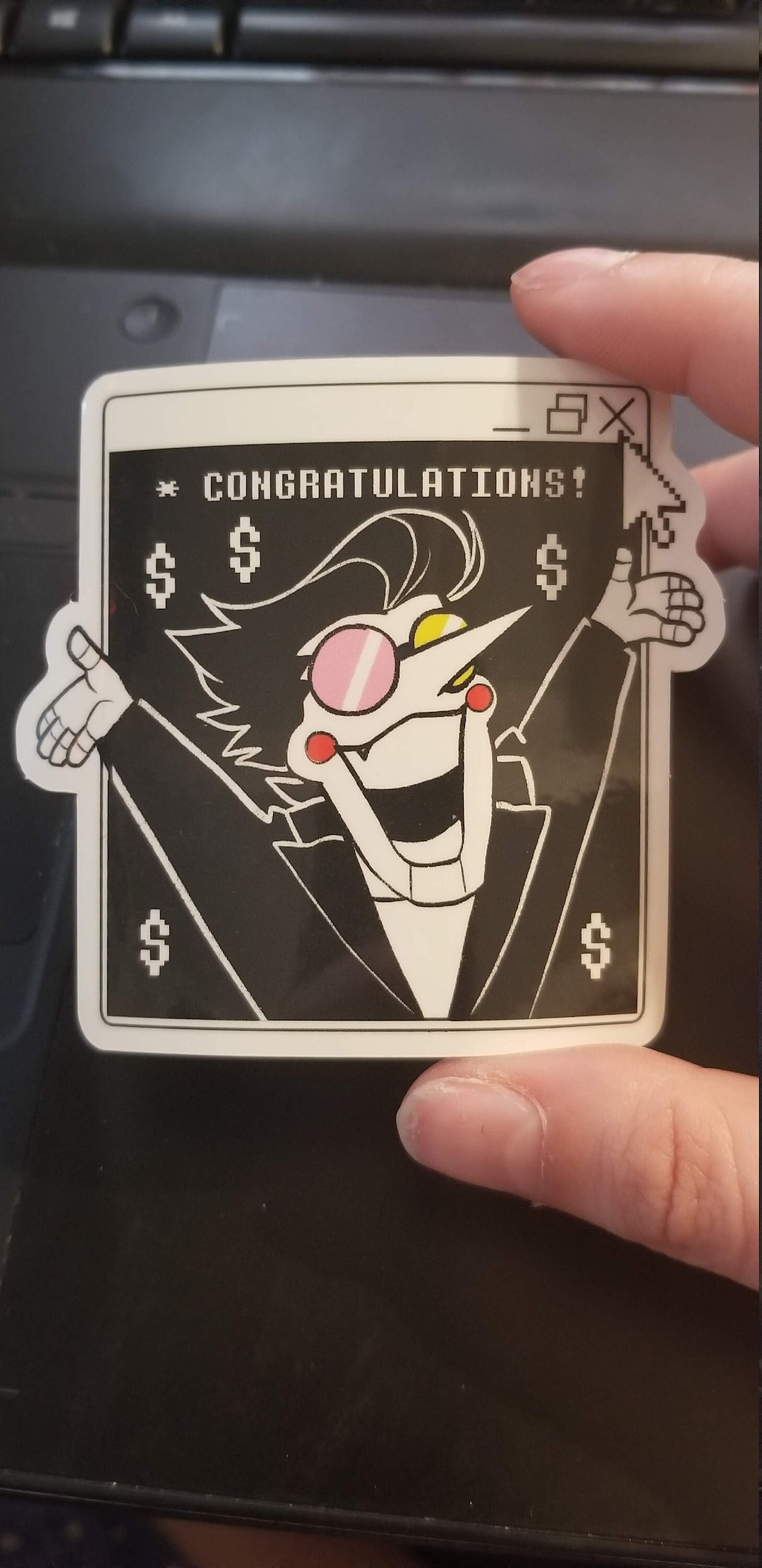 Spamton Vinyl Sticker - Etsy