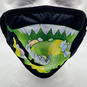 Candy Monster Creepy Cute Dust Face Mask With Filter Pocket - Etsy