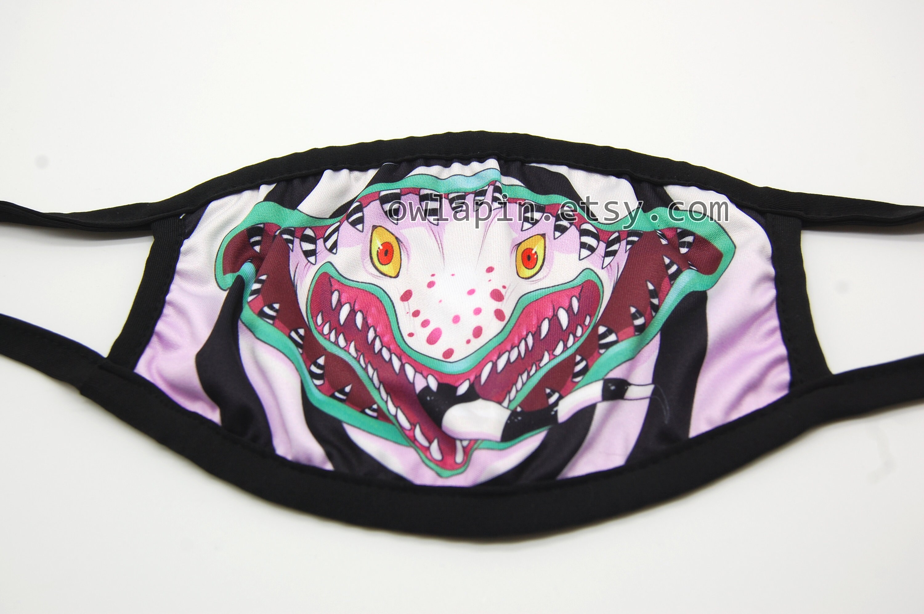 Beetlejuice Sandworm Monster Dust Face Mask With Filter Pocket | Etsy