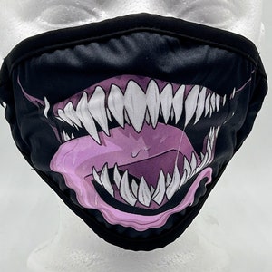 Monster Venom Dust Face Mask With Filter Pocket - Etsy