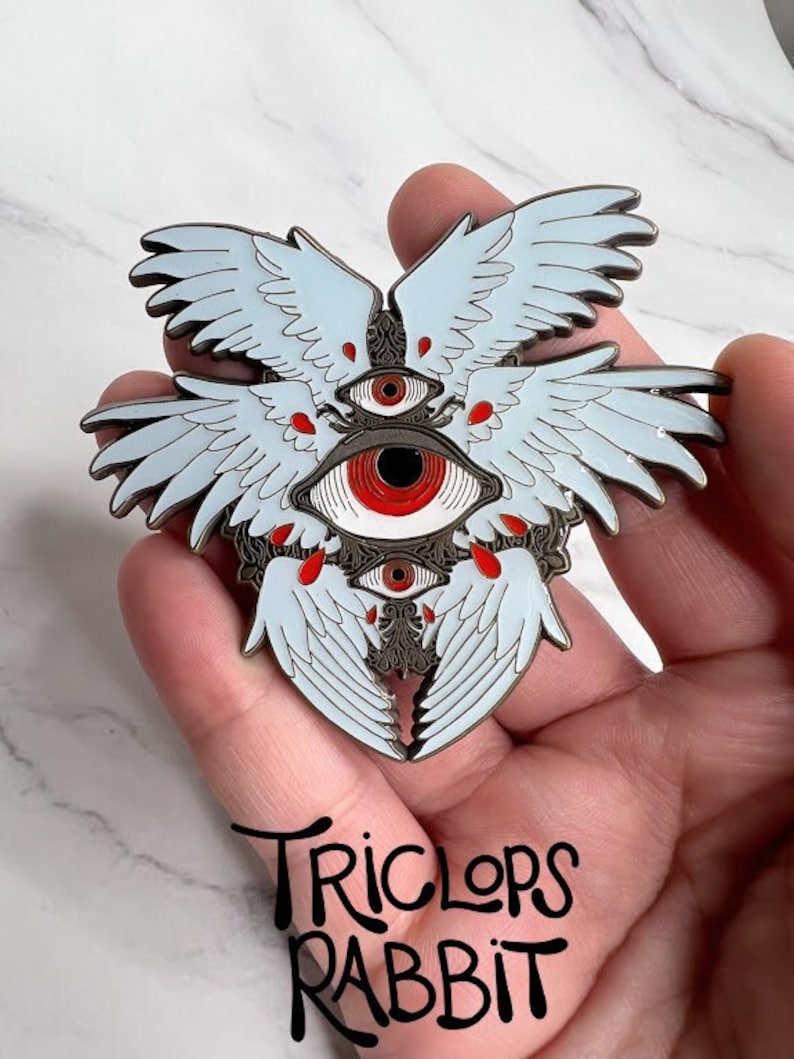 Seraphim Angel Enamel Pin - Etsy