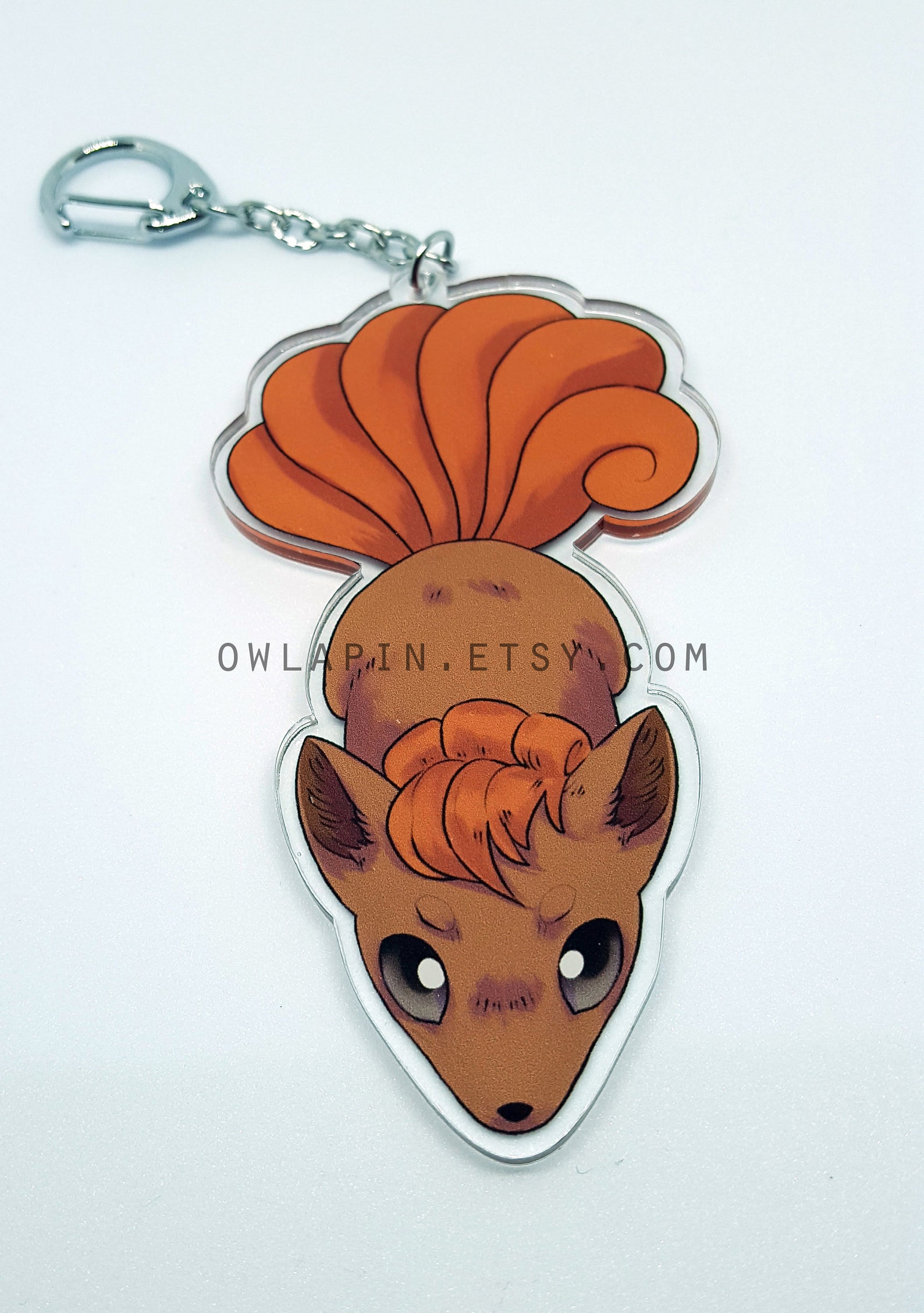 Vulpix Alola Form Pokemon Phone Charm Keychain Cute Paws - Etsy