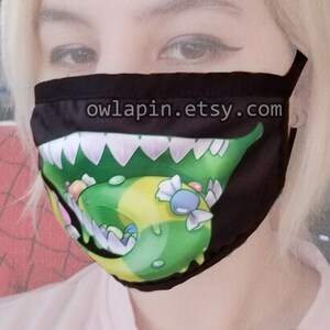 Candy Monster Creepy Cute Dust Face Mask With Filter Pocket - Etsy