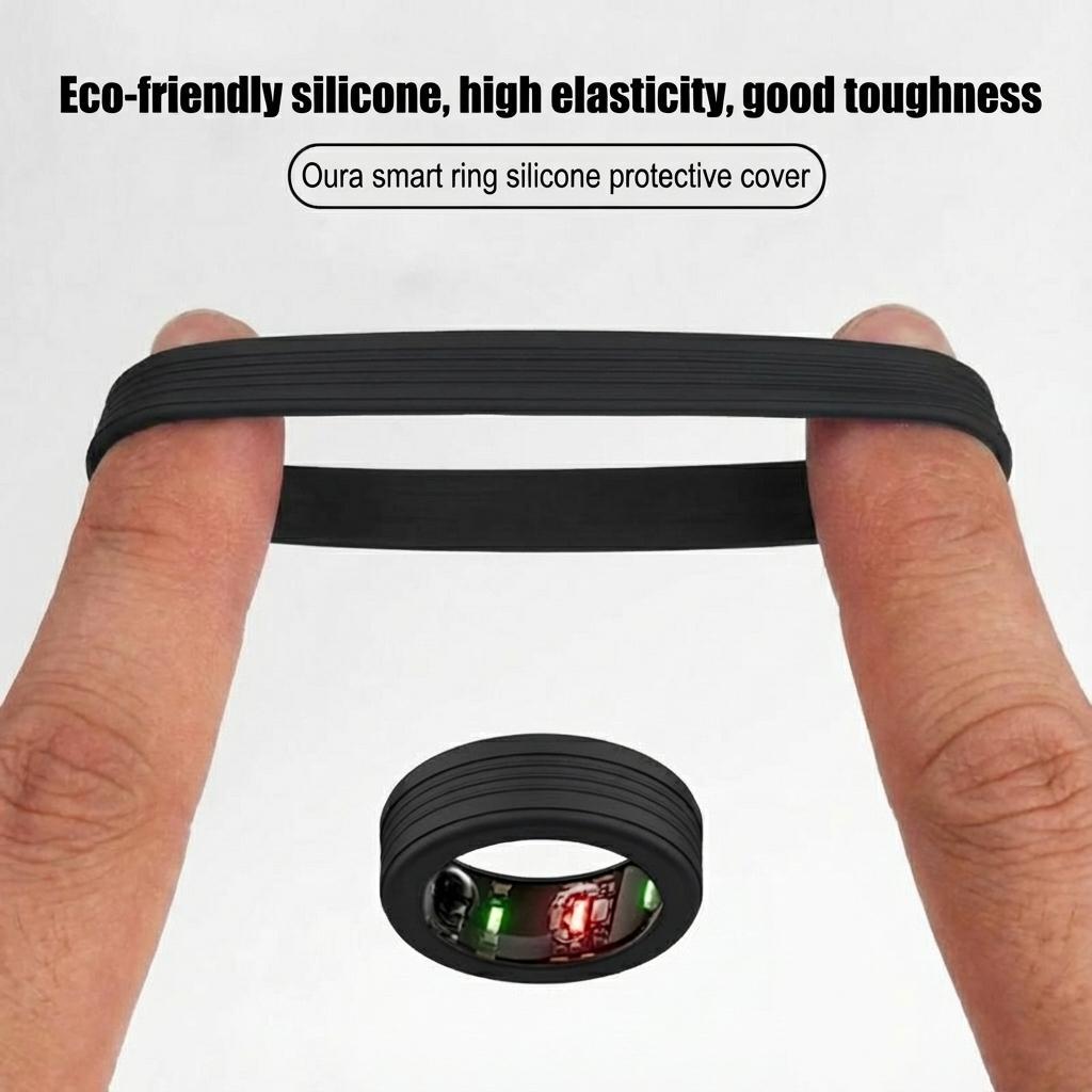Oura Ring Cover Silicone Protective Case, Waterproof Ring Protector for ...