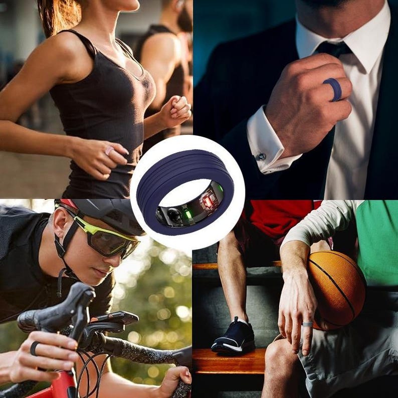 Oura Ring Cover Silicone Protective Case, Waterproof Ring Protector for ...