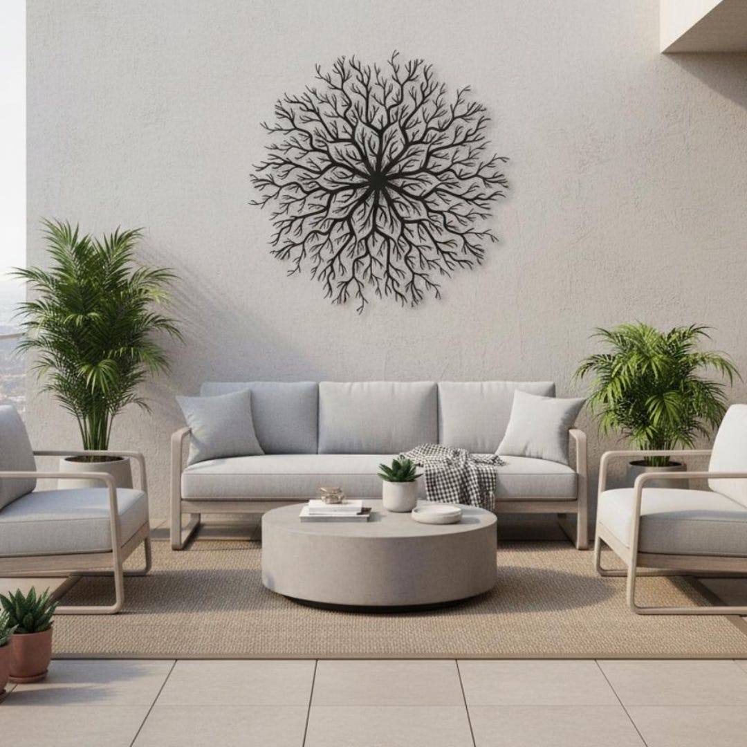 Tree of Life Wall Decor, Modern Home Decoration, Botanical Wall Decor ...