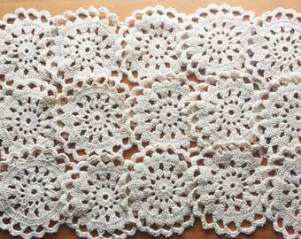 Lot 100 Assorted Hand Crochet Round Small Lace Doilies - Etsy