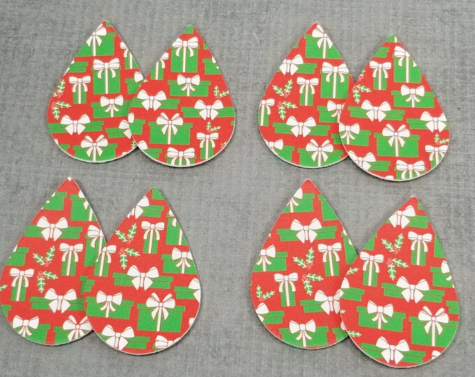 Clear Glitter Teardrops for Earrings, Plastic Teardrop Shapes With ...