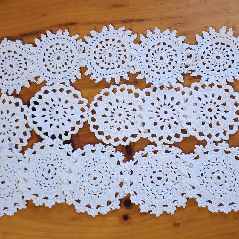 2 1/2 Inch White Doily - Etsy