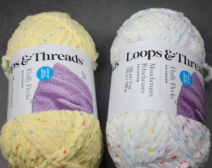 LAST ONE Yellow Loop & Threads Fluffy Flecks Limited Edition ...