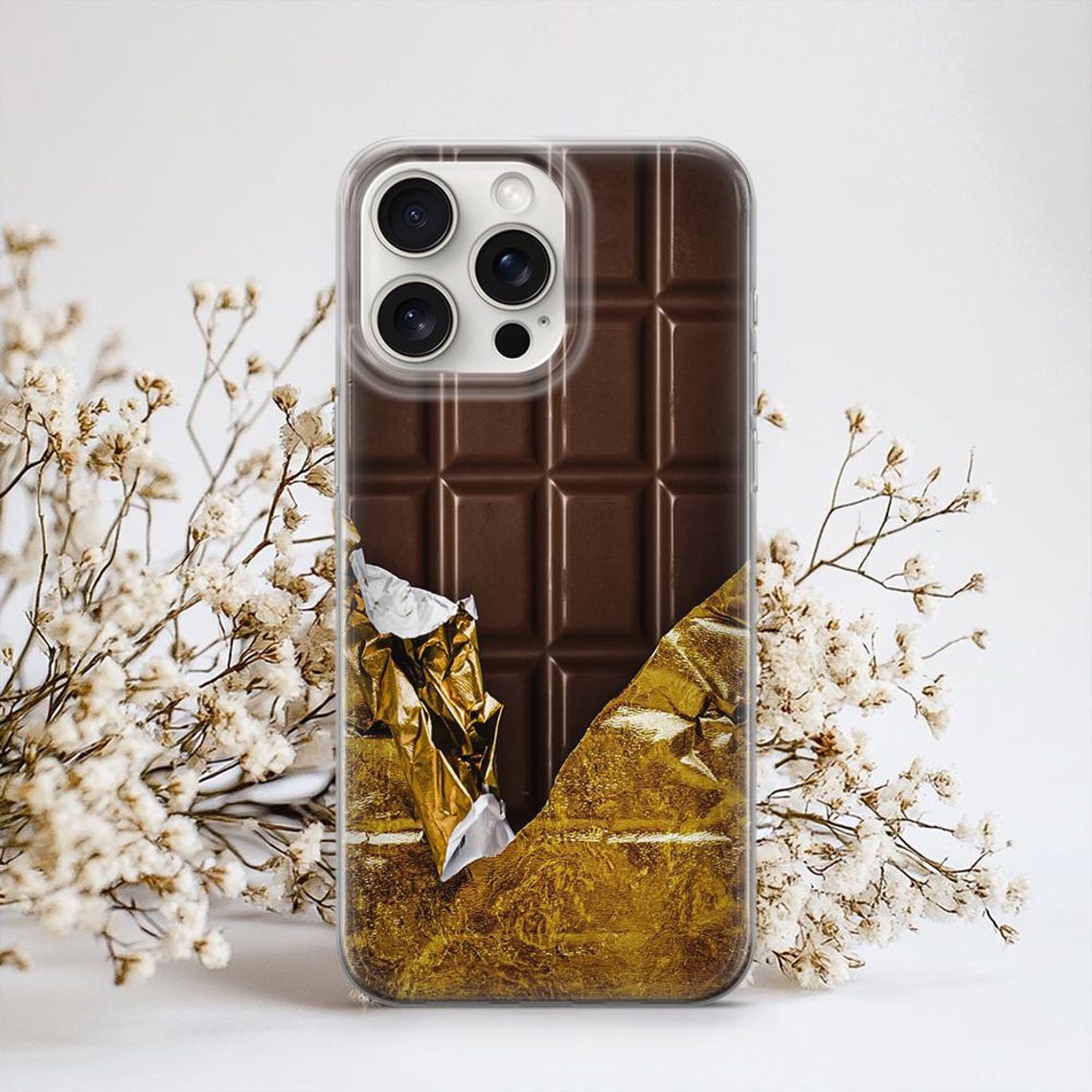 Chocolate Bar Phone Case Realistic 3D Candy Chocolate Cover Sweet ...