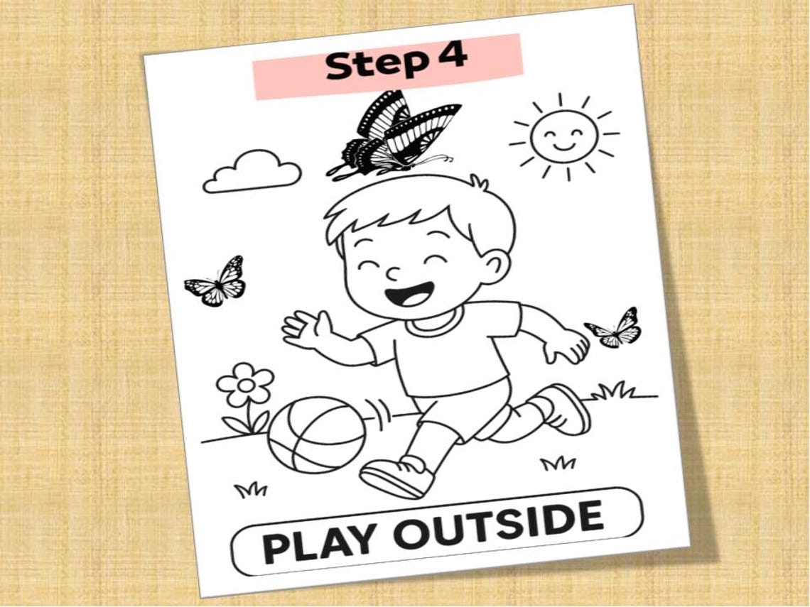 Kids Daily Schedule Coloring Pages: Educational Activity (PDF Download ...