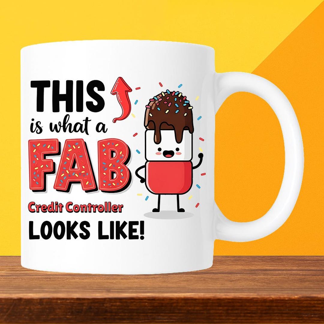 Funny Credit Controller Mug – Cute Cartoon Gift, UK Made - Etsy UK