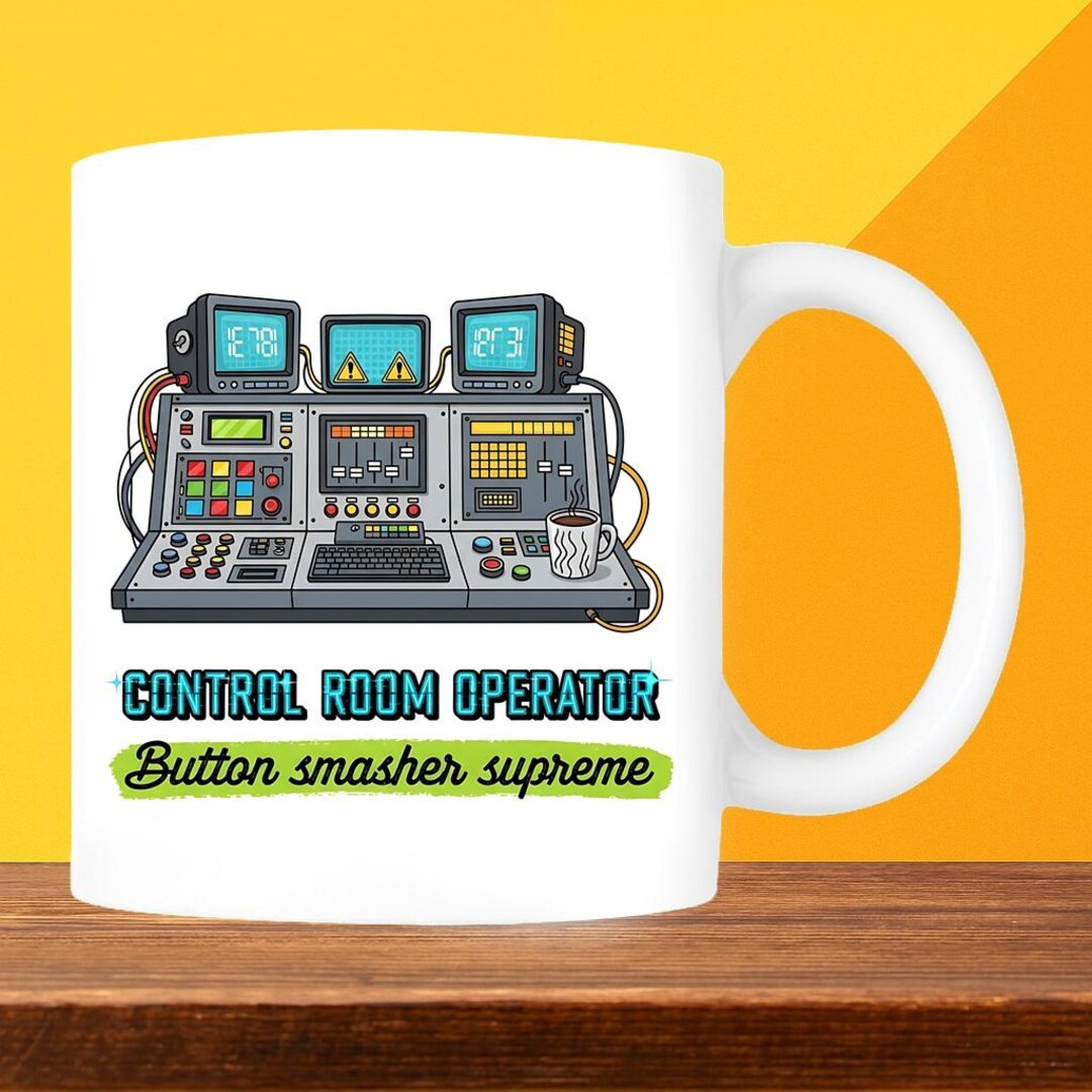 Control Room Operator Mug – Funny Button Smasher Gift - Etsy