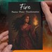 Fire Signs Goddess Printable Set – Aries, Leo, Sagittarius + Elemental ...