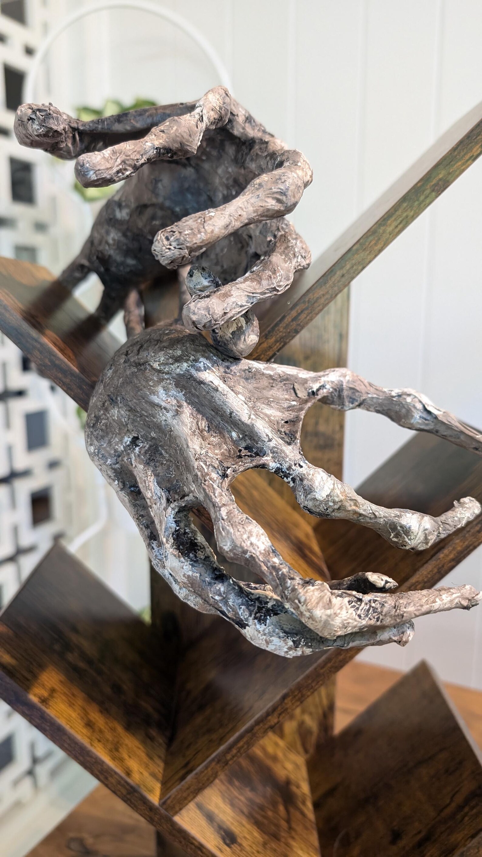 Handmade Paper Mache Hands, Boney Creepy Hands, Rustic Hands, Paper ...