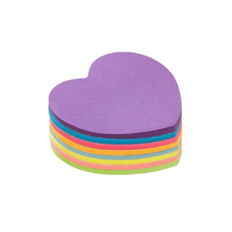 Heart-shaped Sticky Notes – Cute Reminders & Sweet Messages (all 8 ...