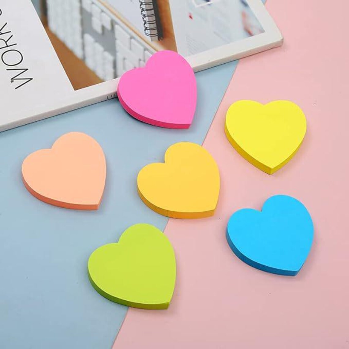 Heart-shaped Sticky Notes – Cute Reminders & Sweet Messages (all 8 ...