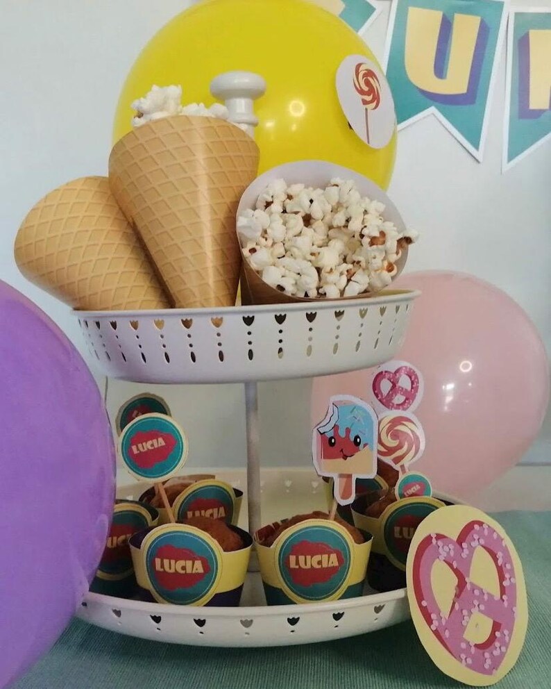 Editable Canva Templates Kit, Candy Table Decoration, Party Printables ...