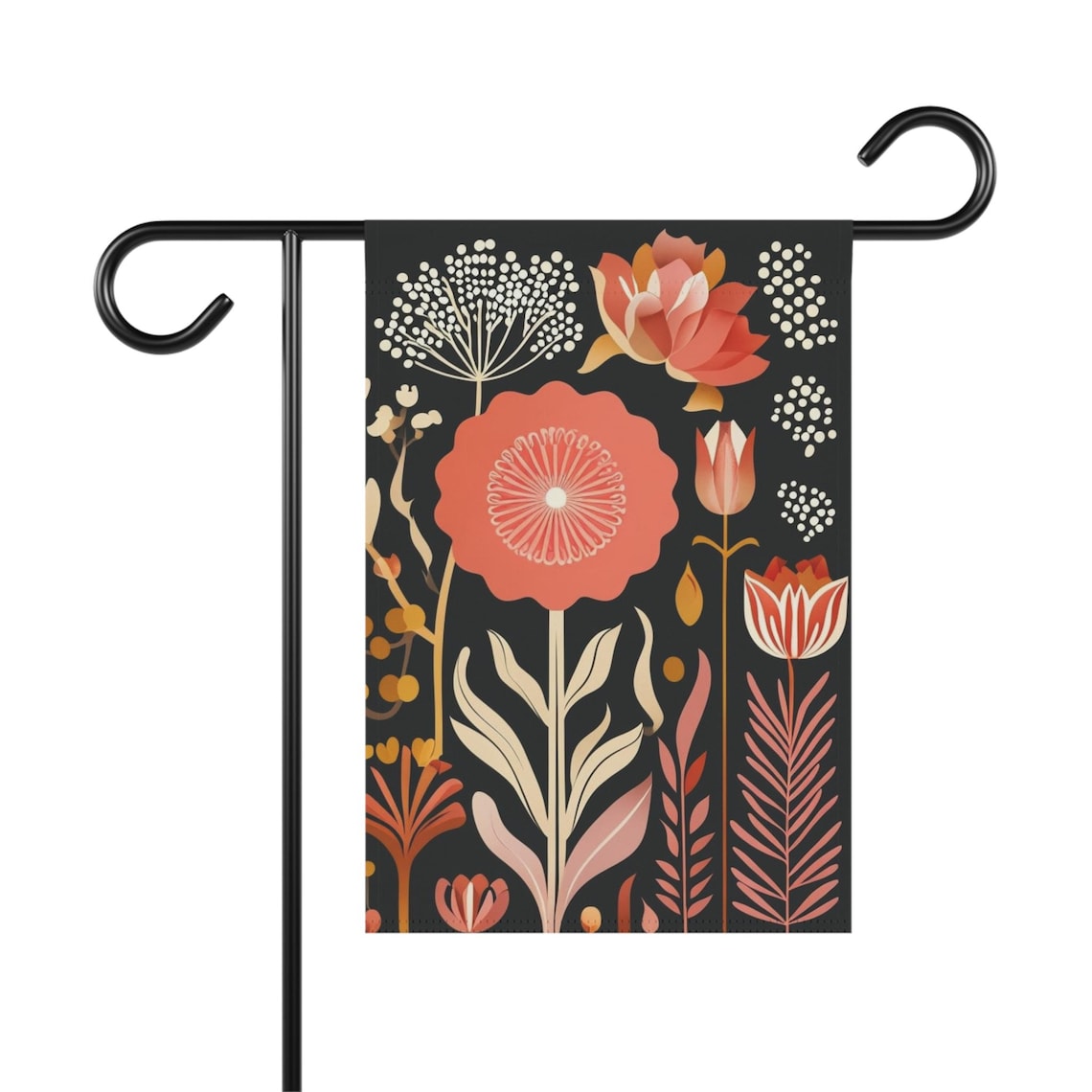 Boho Floral Garden Flag: Botanical Yard Decor - Etsy